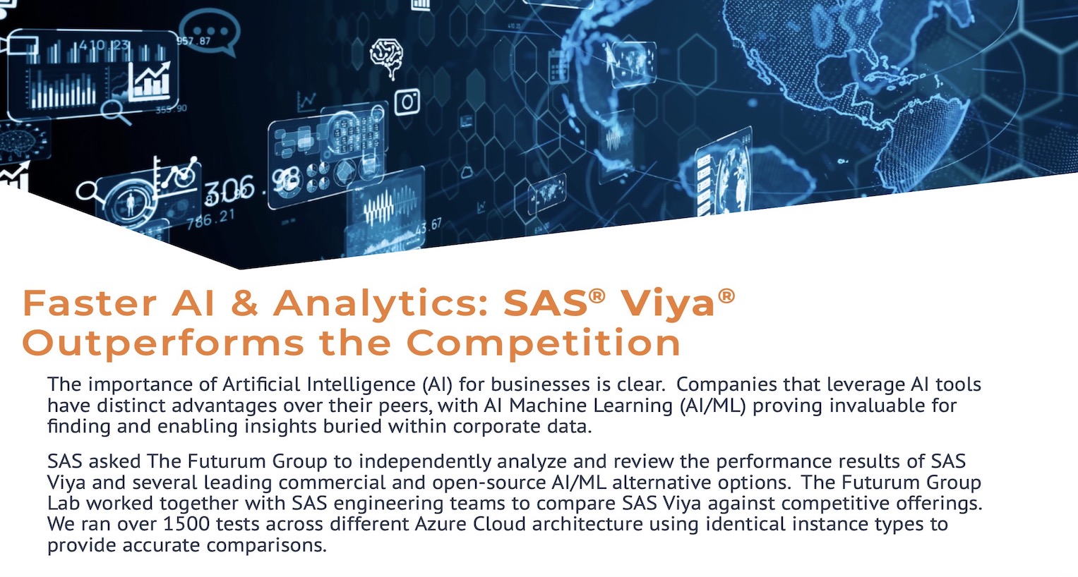 The Futurum Group：SAS Viya人工智能快速分析降成本 - IT PRO Magazine