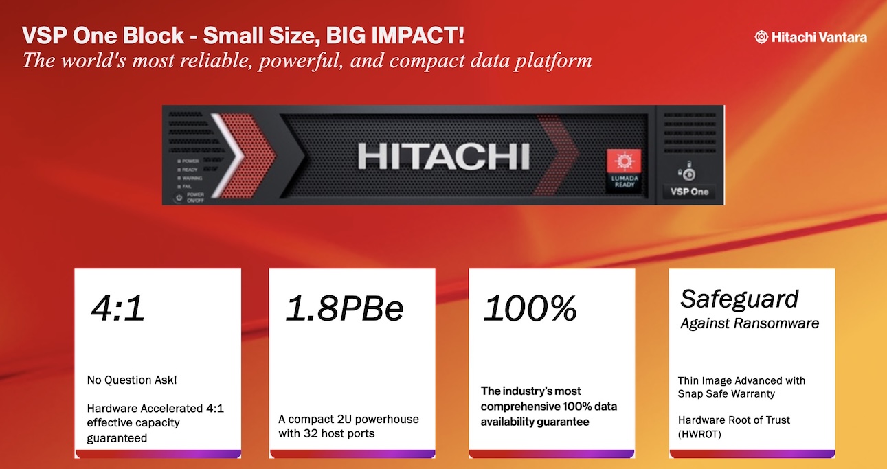 Hitachi Vantara全新區塊儲存設備 助中型企業節能管理跨平台數據 - IT PRO Magazine
